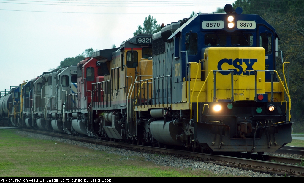 8 Locomotive move, A773/The Rocket on the move